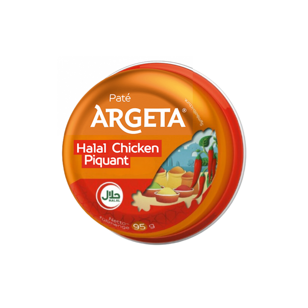 Argeta Chicken piquant pâté Halal | Kokošja pikant pašteta Halal 95g ...
