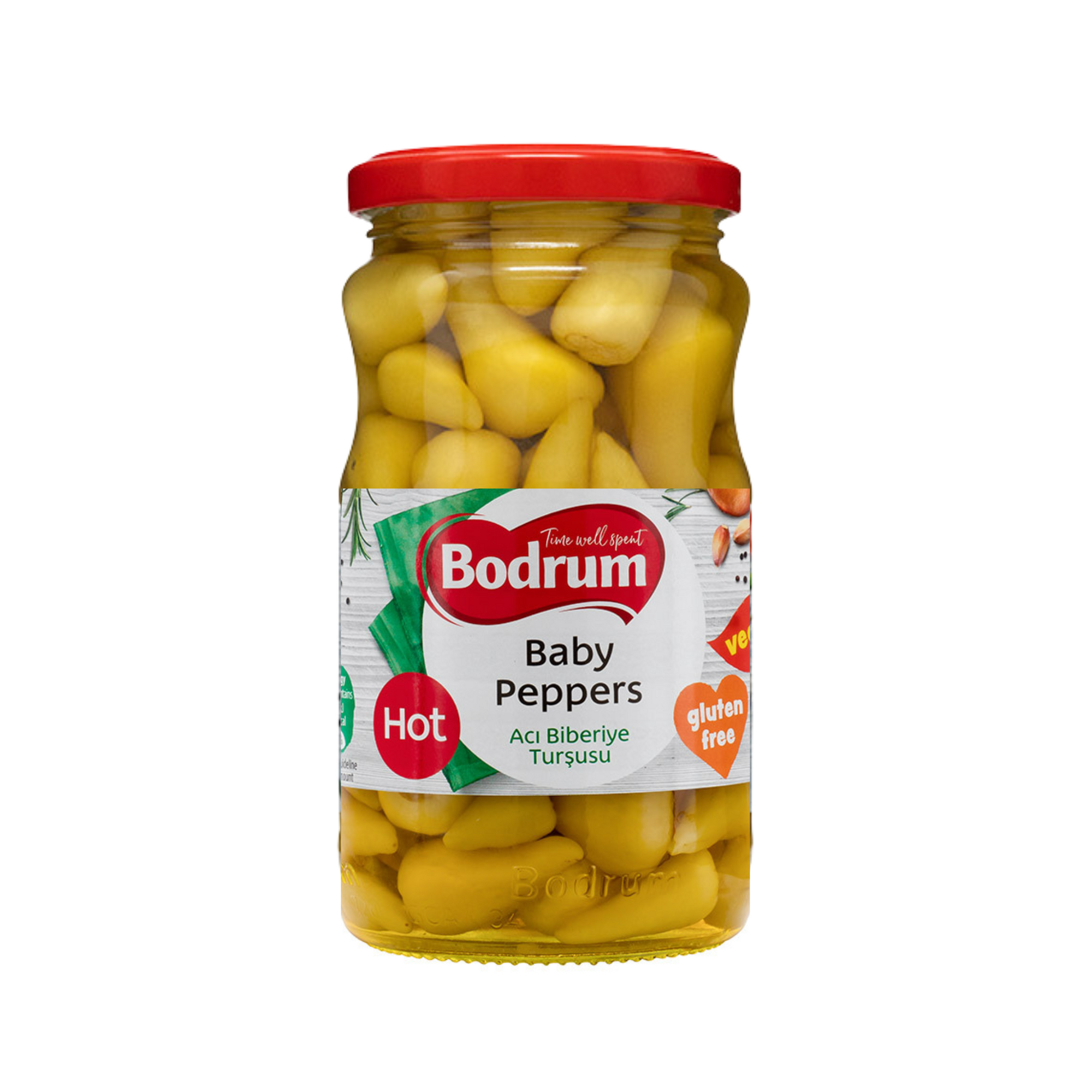 Bodrum Hot baby peppers | Ljuti mini feferoni 330g | Magaza Online