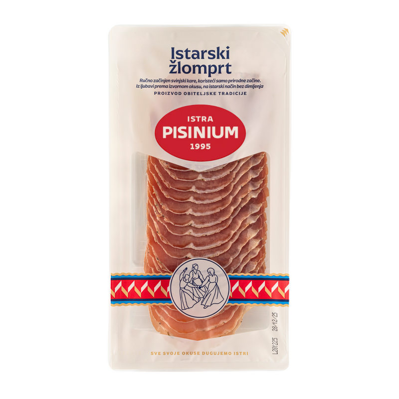 Pisinium Istrian pork loin sliced | Istarski žlomprt rezani 80g ...