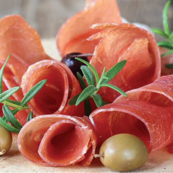 Pisinium Istrian rose prosciutto sliced | Istarski pršut ruža rezani 8