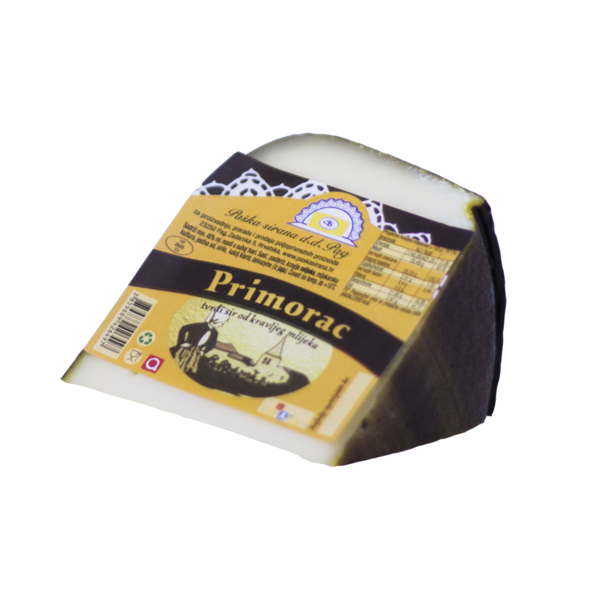 Paška sirana Primorac cheese | Primorac sir avg. 280g | Magaza Online