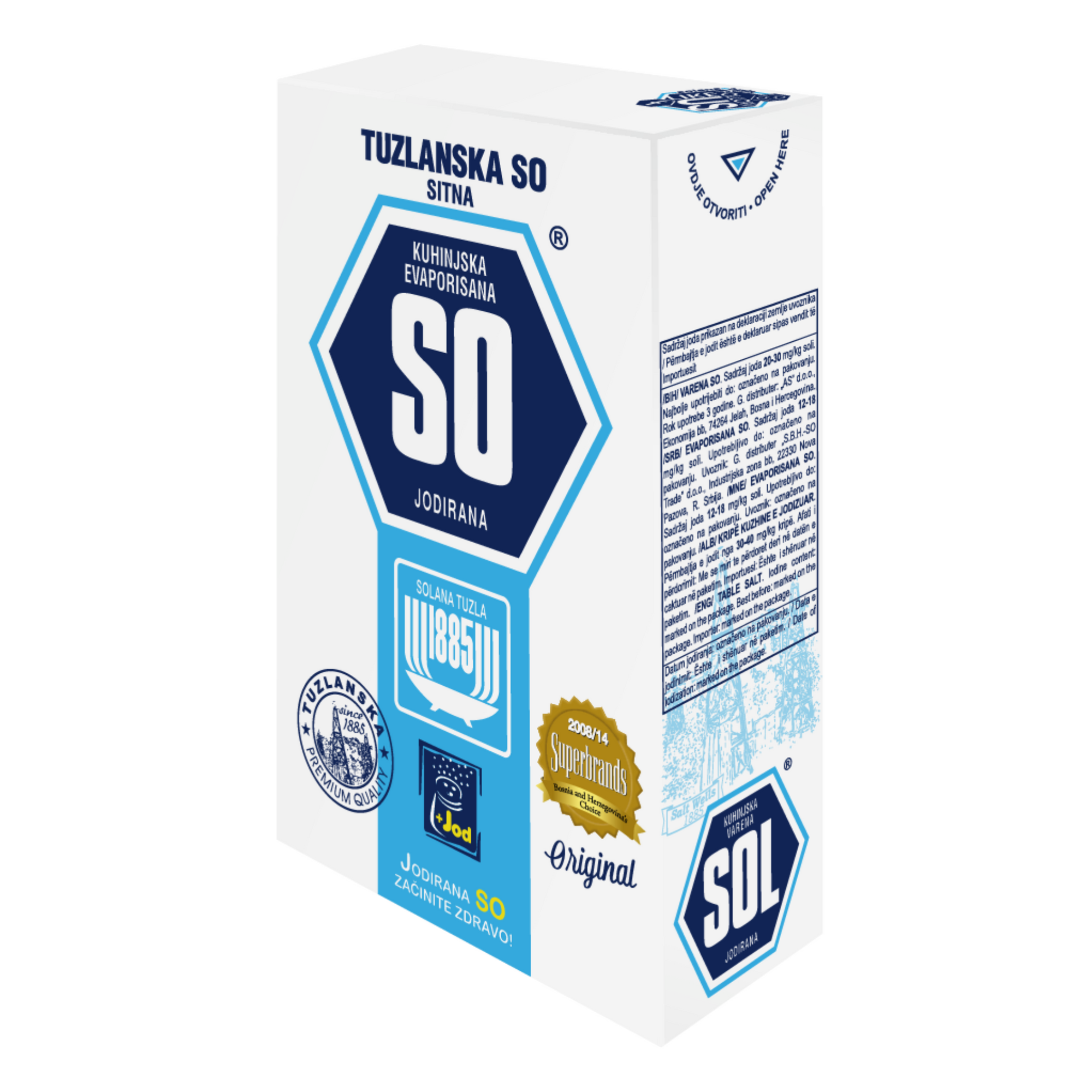 Solana Tuzla Tuzla salt | Tuzlanska sol 1kg | Magaza Online